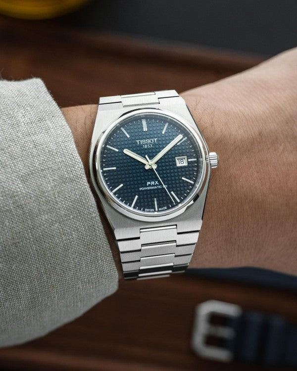 Tissot T-Classic PRX Silver Blue – SNEAKS.FREAKS