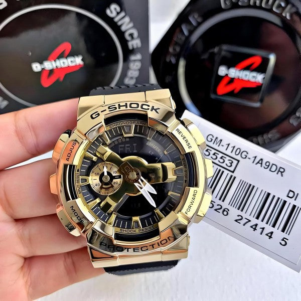 Casio G Shock GM110 Black Gold – SNEAKS.FREAKS