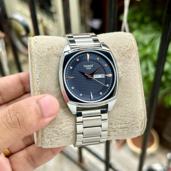 Tissot Day Date Silver Blue – SNEAKS.FREAKS